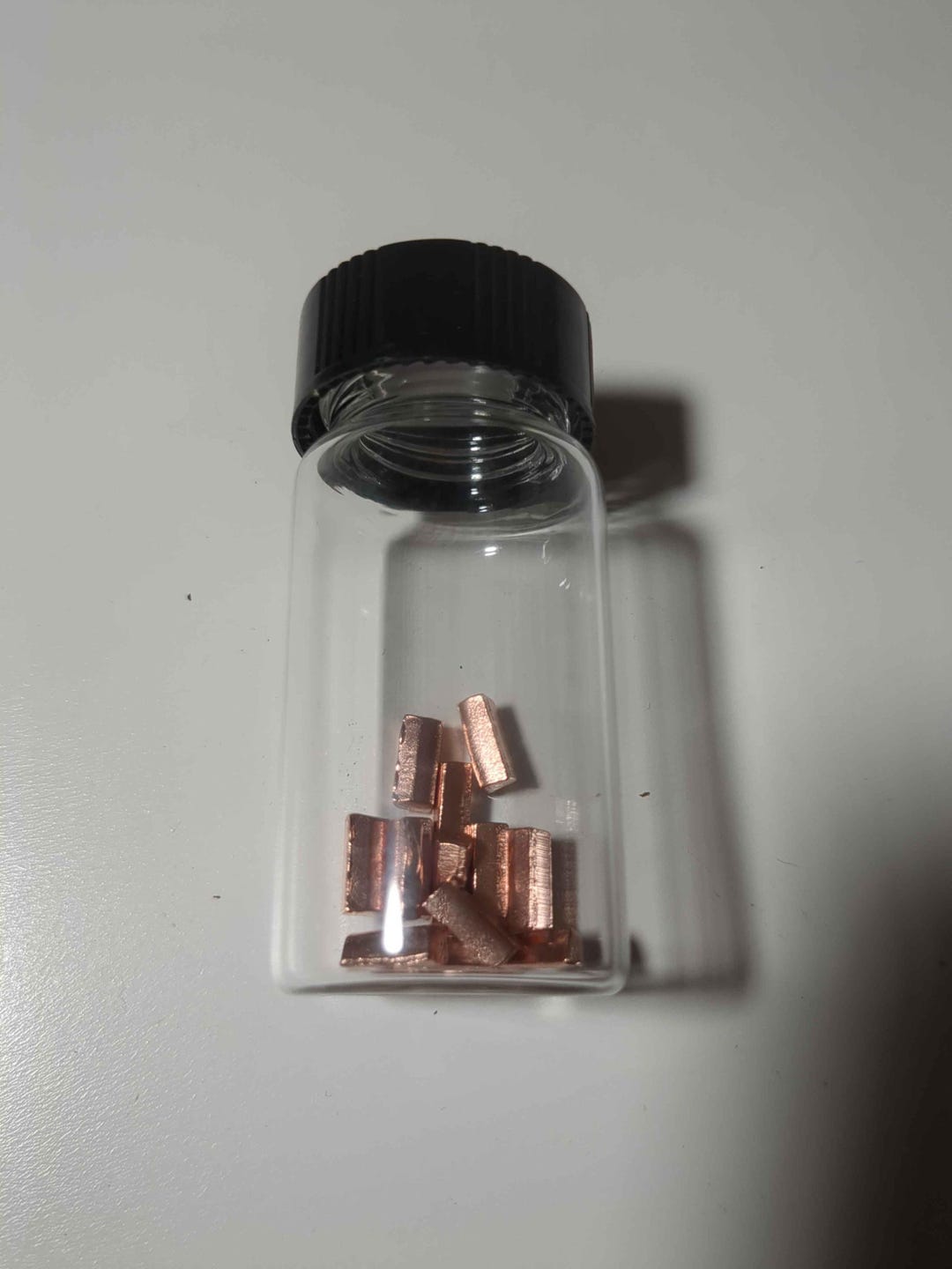 Pure Copper Sample in a Glass Vial - Etsy