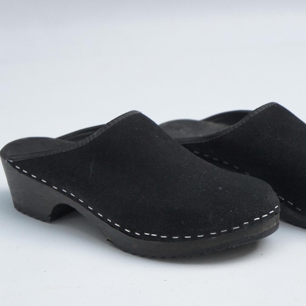 Suede Clogs - Etsy