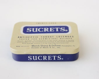 Sucrets Tin Box - Etsy