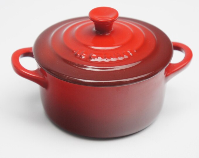 Ceramic Le Creuset Lidded Mini Pot Baking Dish Ramekin Cocotte Oven Pot ...