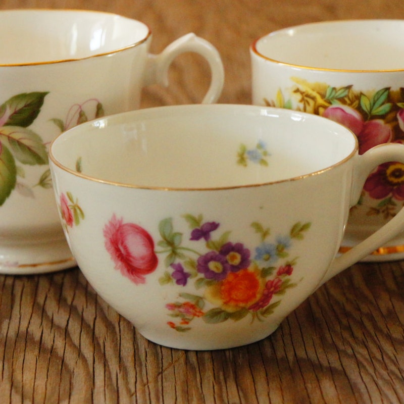 Mismatched Teacup - Etsy