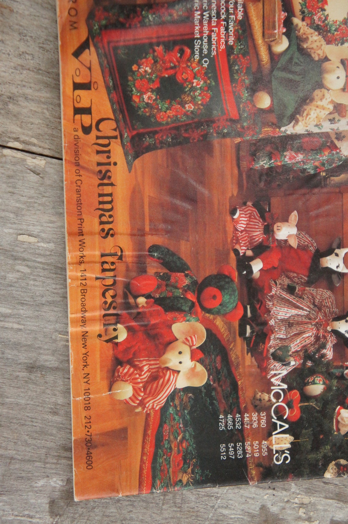 Vintage 90s Holiday Craft Magazine Hancock Fabrics/christmas - Etsy