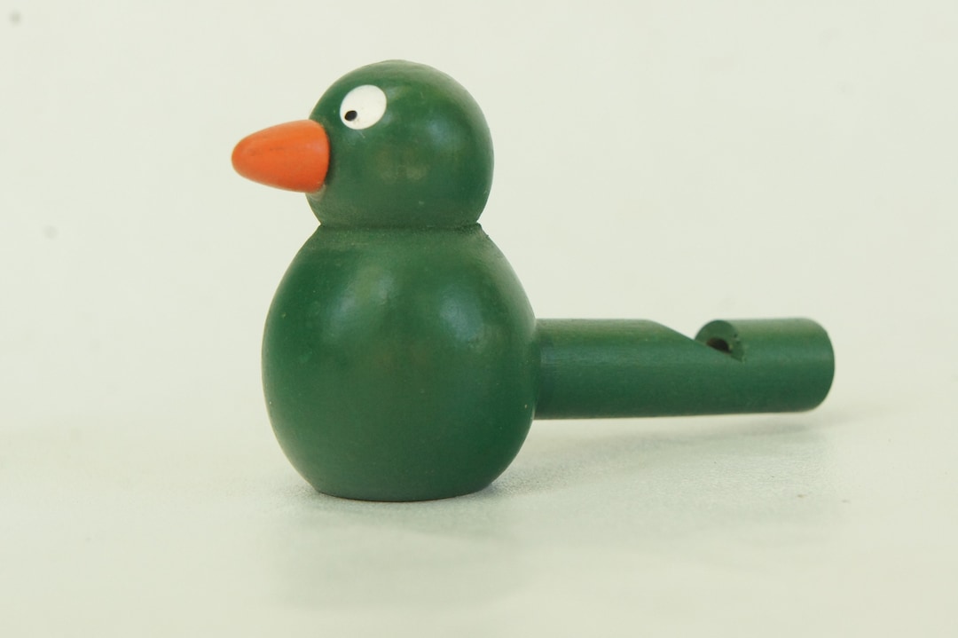 Vintage Wooden Bird Whistle Toy Folk Art Cottagecore Gift - Etsy