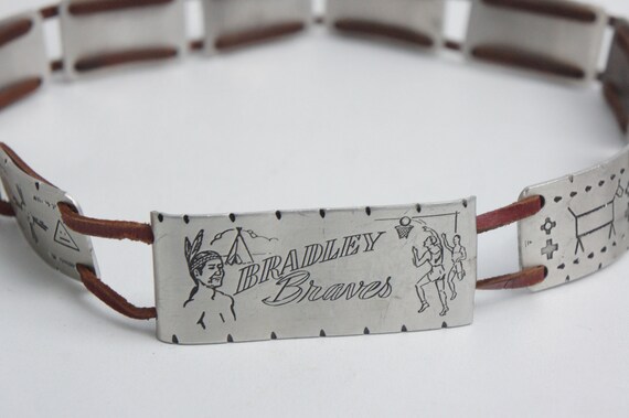 Vintage Bradley Braves Basketball Belt - Gem