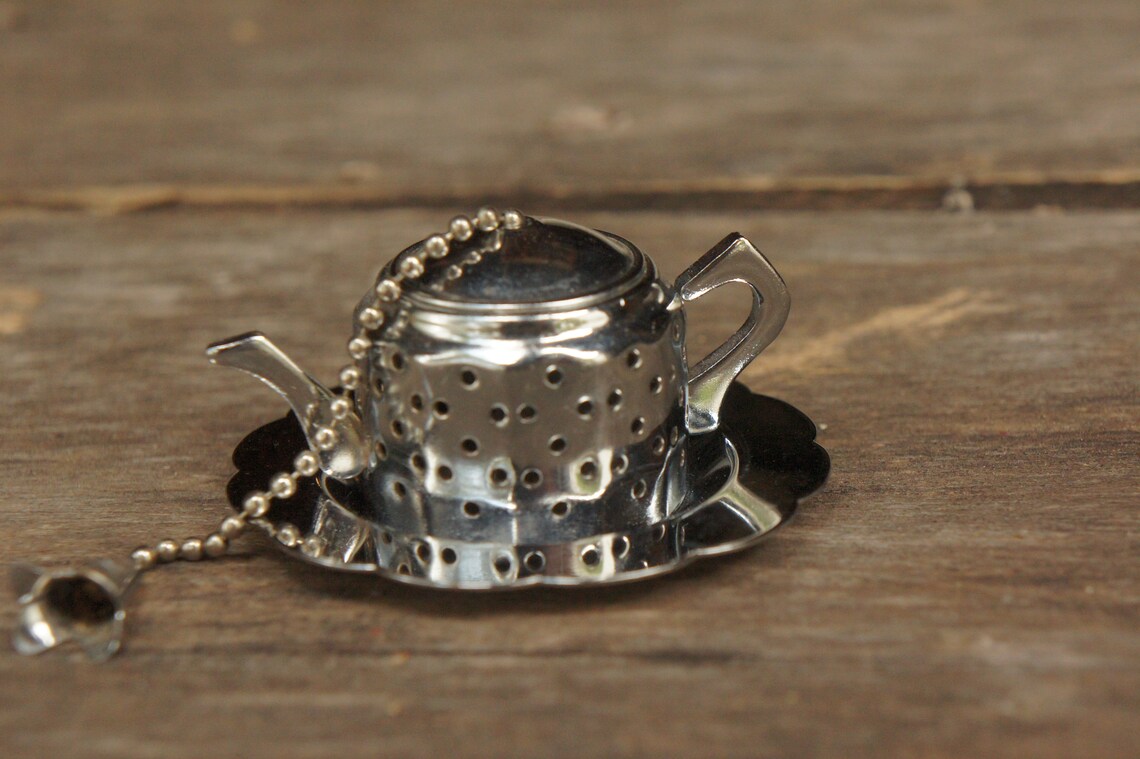 Vintage Miniature Teapot Tea Strainer/Cottage Chic/Gift | Etsy