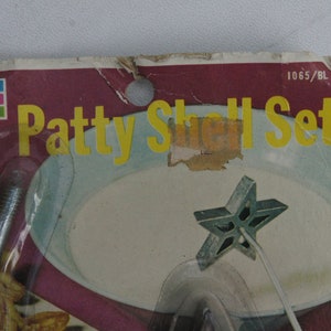 Vintage 60s Patty Shell Set Scandinavian Deap Fried Cookie Molds in Package Unused Retro ...
