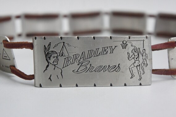 Vintage Bradley Braves Basketball Belt - Gem