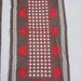 Vintage 60s Swedish Heart and Checker Print Table Runner Set ...