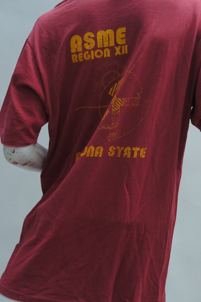 Vintage 80s T-shirt With Print ASME American Society of Mechanical ...