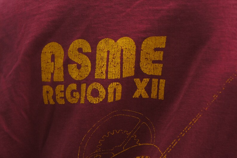 Vintage 80s T-shirt With Print ASME American Society of Mechanical ...