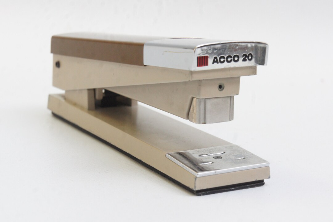 Vintage Acco 20 Stapler Heavy Duty Office Supply Desk Craft Retro Tool Mid Century Modern - Etsy
