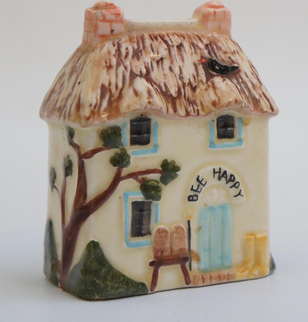 Vintage Ceramic Cottage House Salt Shaker by Treasure Craft Cottagecore ...