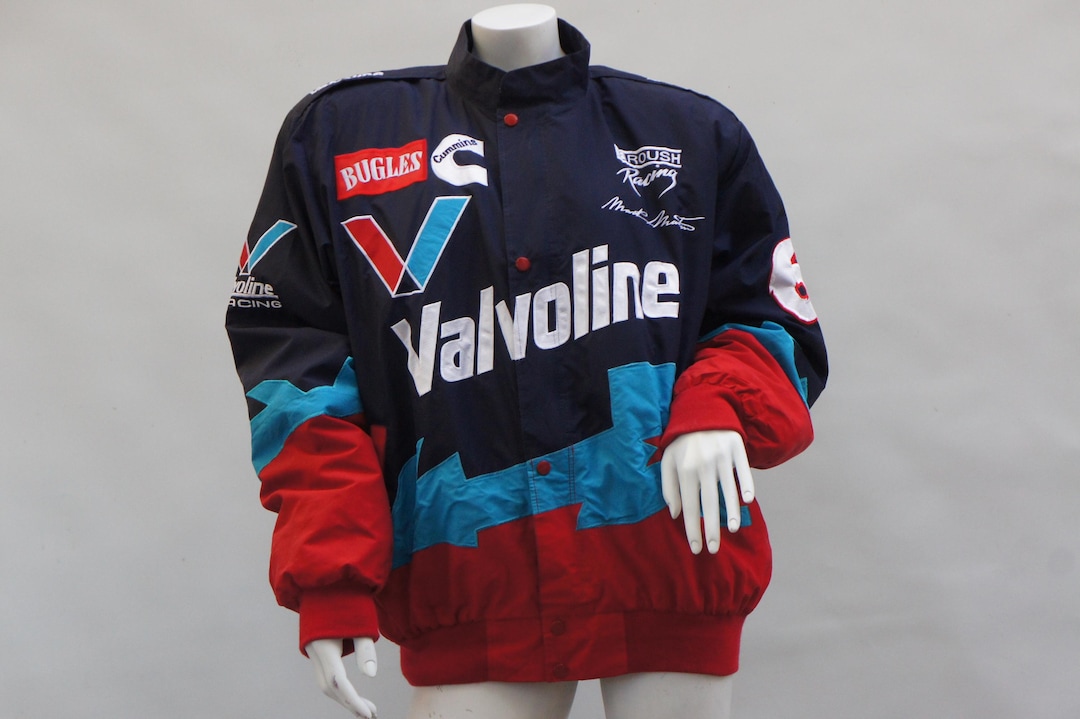 Vintage Men's Valvoline Racing Jacket Motorsport Bomber Jacket ...