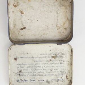 Vintage Small Sucrets Metal Tin Box Container Advertisement Pharmacy ...