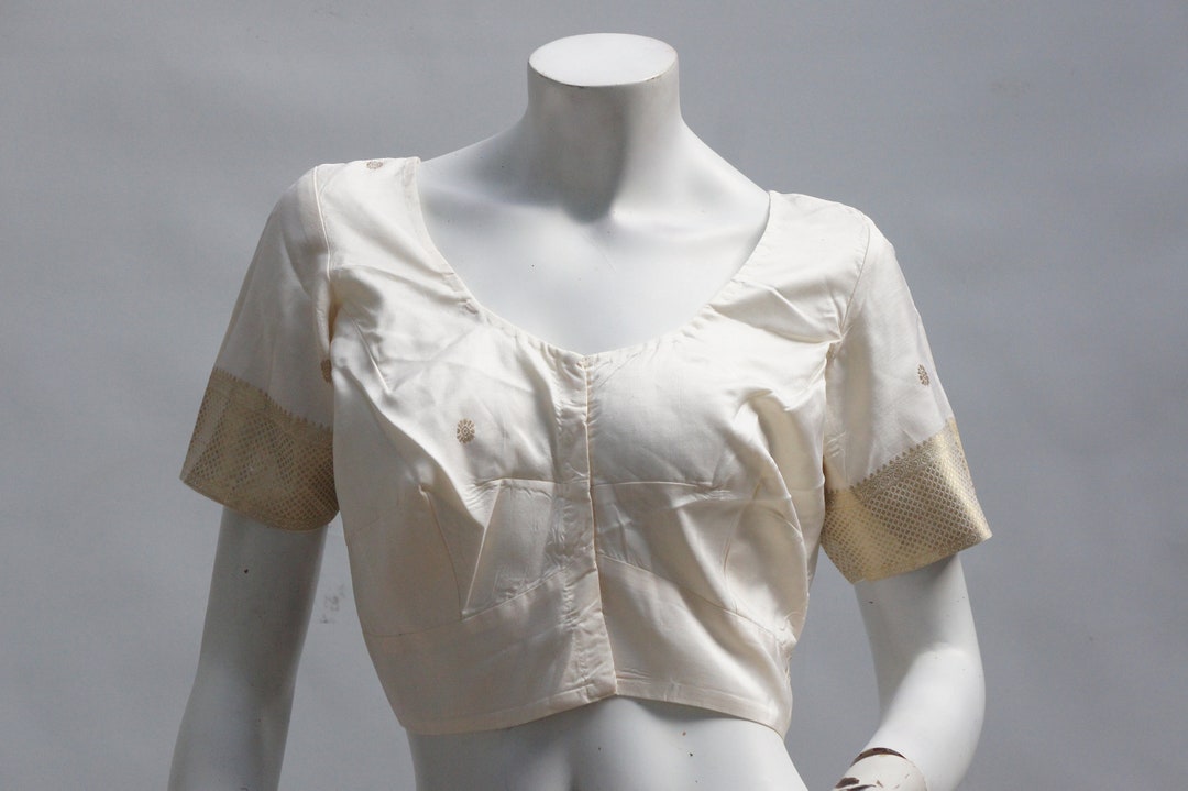 Vintage Indian Sari Top Crop Top Blouse Ethnic Hippie Boho Cottagecore ...