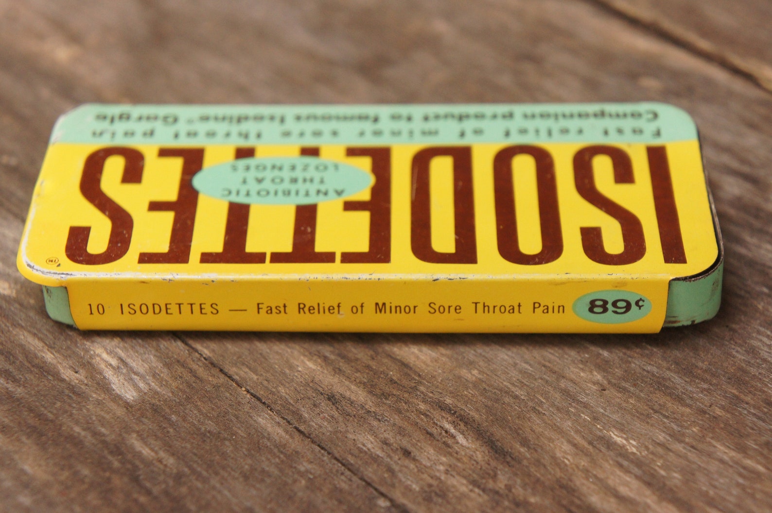 Vintage 60s Isodettes Lozenges Metal Tin | Etsy