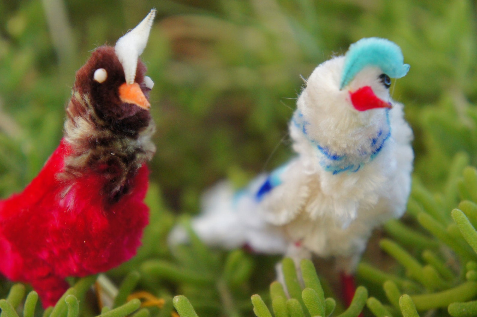 Vintage 50s-60s Pipe Cleaner Birds/ Woodland/ Home Decor /retro/mid ...