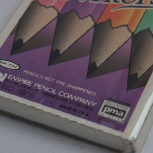 Vintage 70s-80s Dead Stock "pastel Writers" Pencils Unopened Package ...