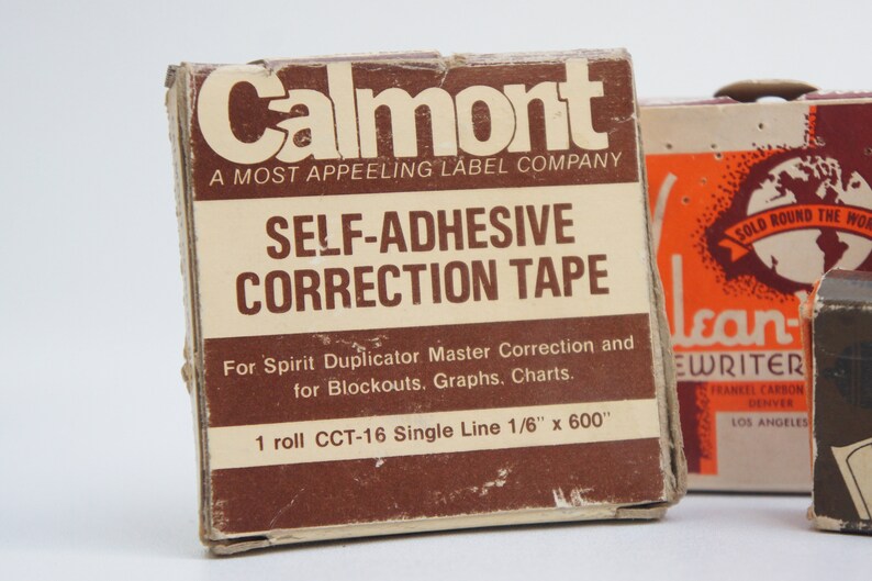 Vintage 40s-50s Small Boxes Lot of Typewriter Tape and - Etsy