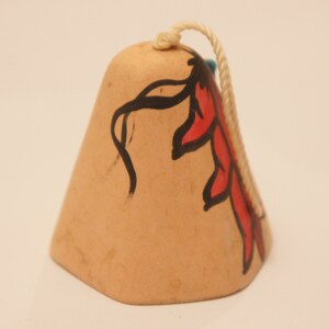 Vintage Native American Ceramic Bell With Turquoise - Etsy