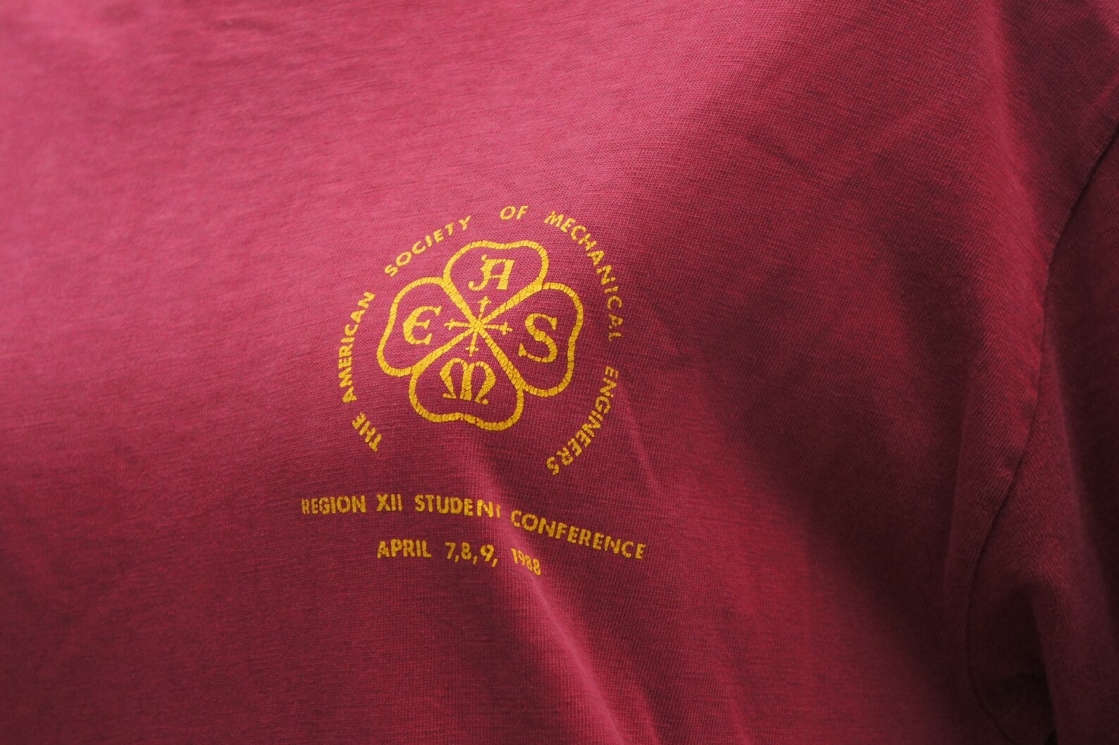 Vintage 80s T-shirt With Print ASME American Society of Mechanical ...