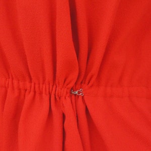 Vintage 70s Bright Red Duster/coat/dress/retro/mid Century Modern - Etsy