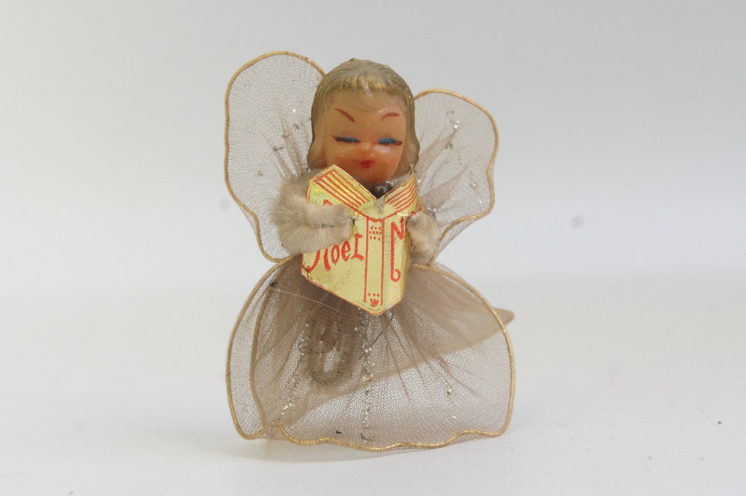 Vintage 50s Angel Pipe Cleaner Christmas Ornament Retro Mid Century ...