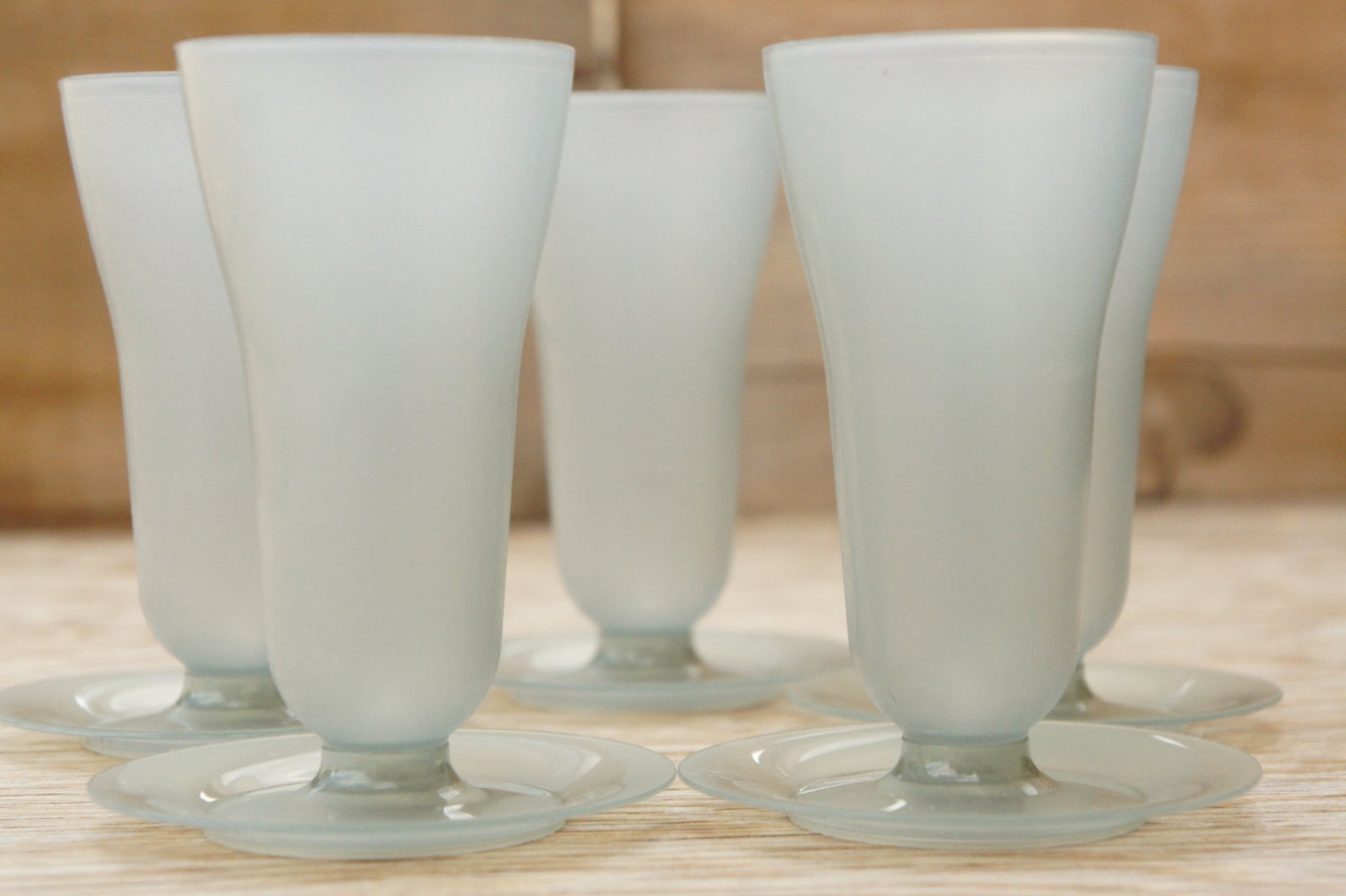 Vintage 80s-90s Tupperware Ice Cream Cups Wine Champagne Glasses Picnic ...