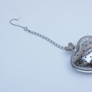 Vintage Heart Shaped Tea Infuser Tea Strainer Cottagecore Afternoon Tea ...