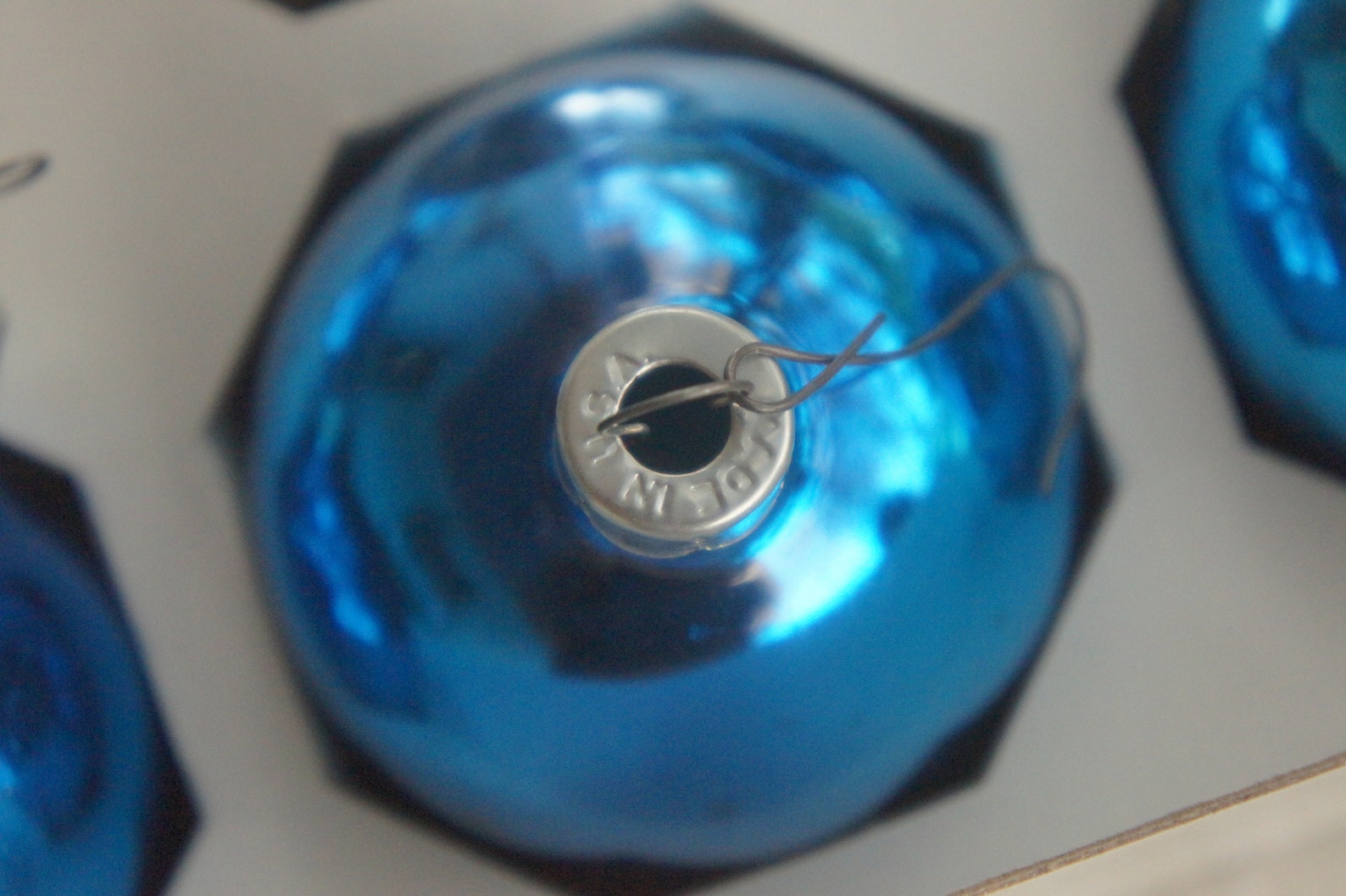 Vintage Box of Mercury Glass Christmas Ornaments/retro/mid | Etsy