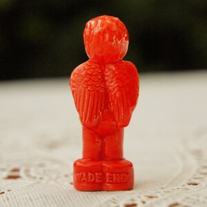 Vintage 80s-90s Tiny Ceramic Cupid Figurine With Heart Shaped Base by ...