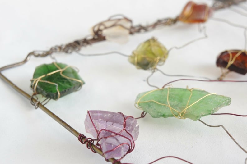 Mixed Media Wire Art Wall Sculpture by Louise Nilsson | Etsy