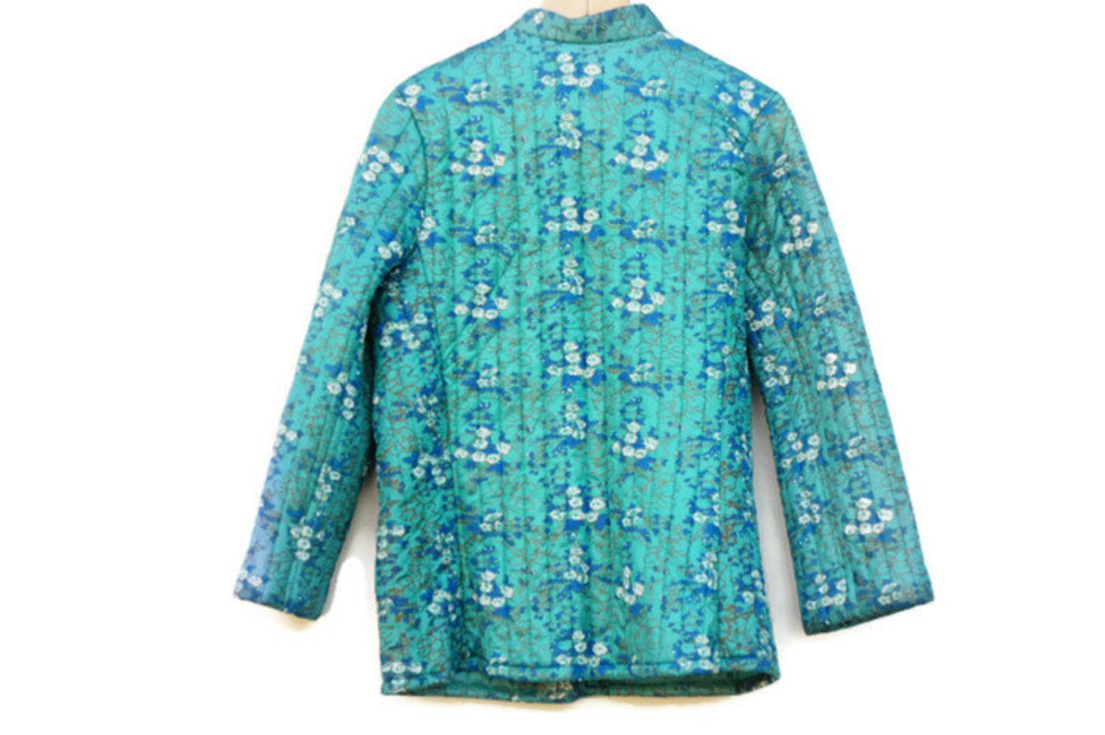 Vintage 60s-70s Quilted Asian Style Jacket/ Bohemian Chic/ - Etsy