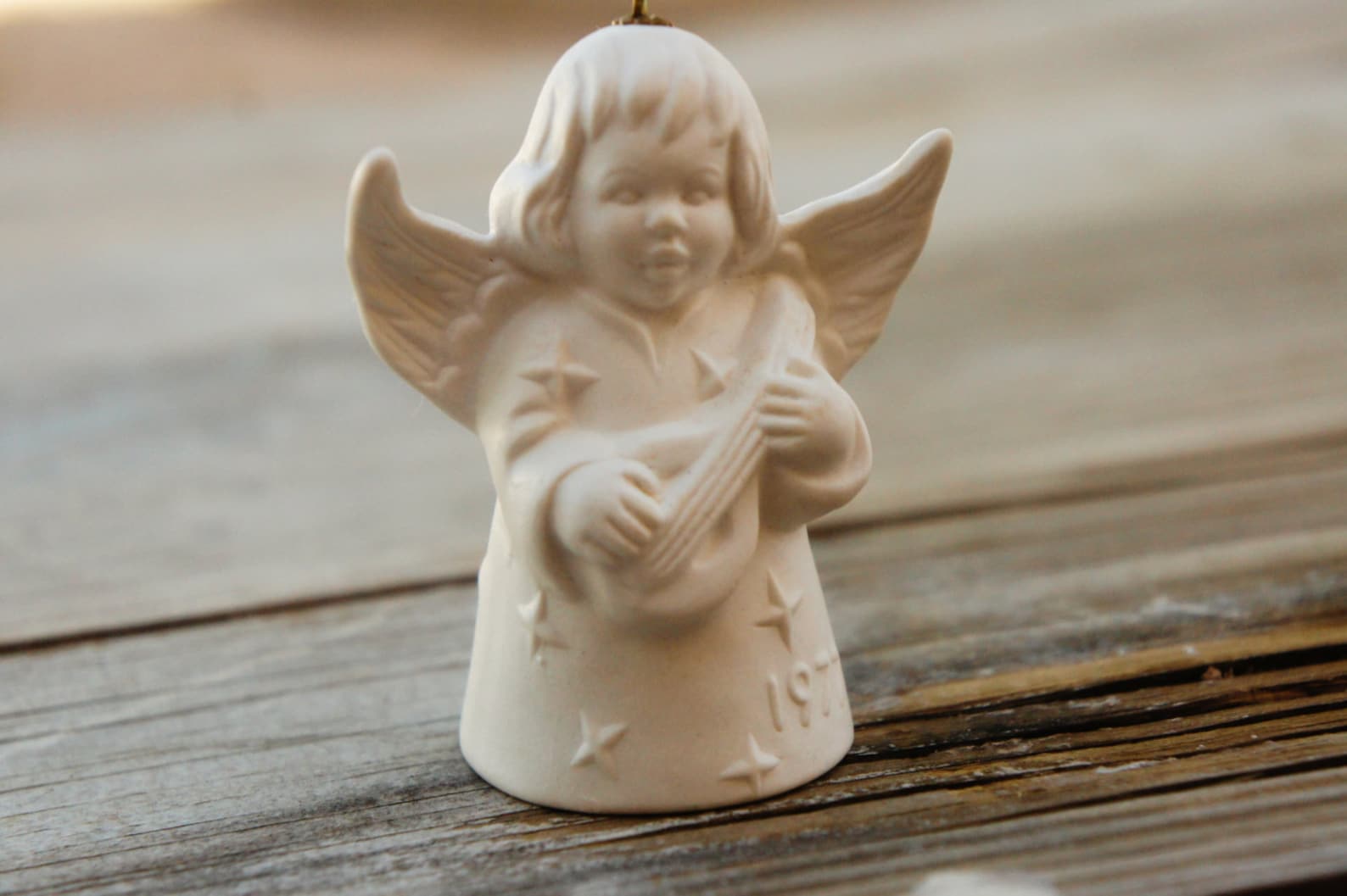 Vintage 70s Goebel Germany Porcelain Bisque Angel Figurine in | Etsy