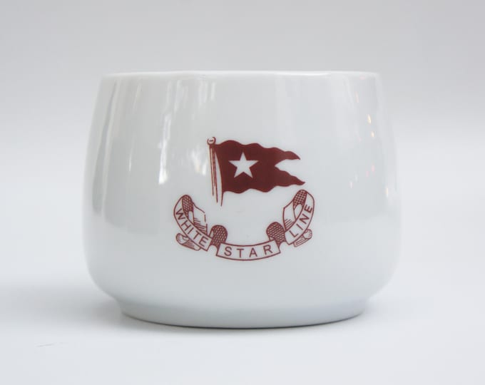 Vintage Reproduction Titanic White Star Line Tea Cup Mug Collectible ...