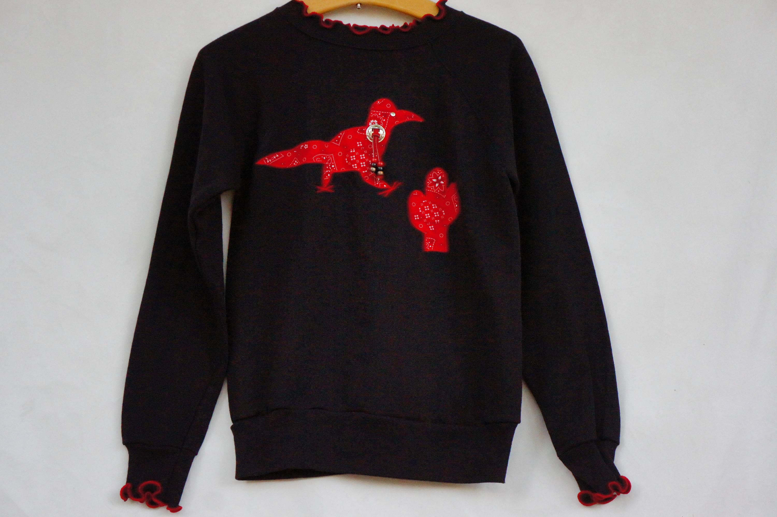 Vintage 80s-90s Roadrunner Cactus Applique Sweatshirt Southwestern ...