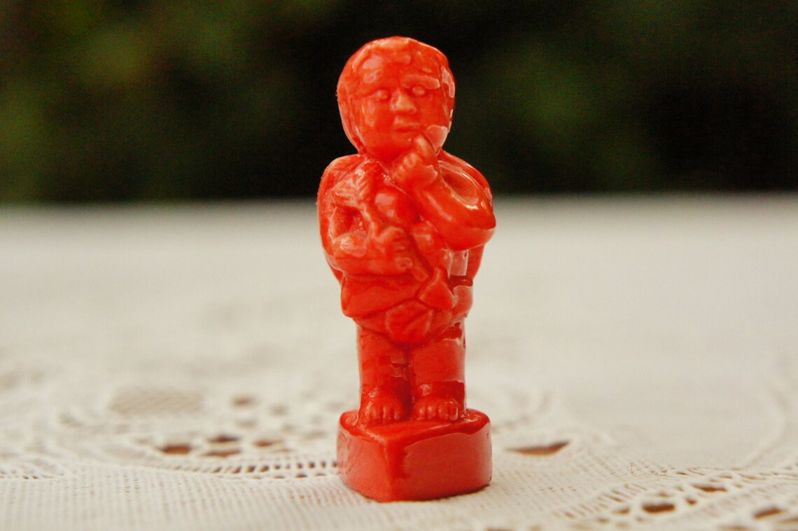 Vintage 80s-90s Tiny Ceramic Cupid Figurine With Heart Shaped - Etsy