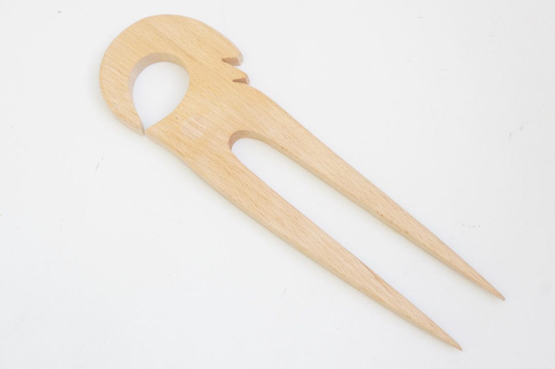 Vintage Swedish Handmade Wooden Goat Christmas Ham Fork Traditional ...