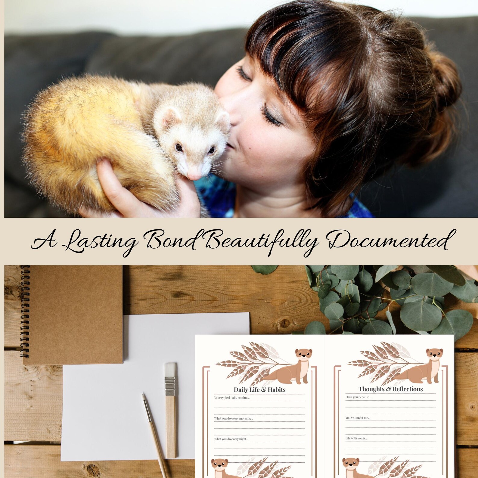 Exotic Pet Memory Journal: Printable Keepsake Book (PDF) - Etsy
