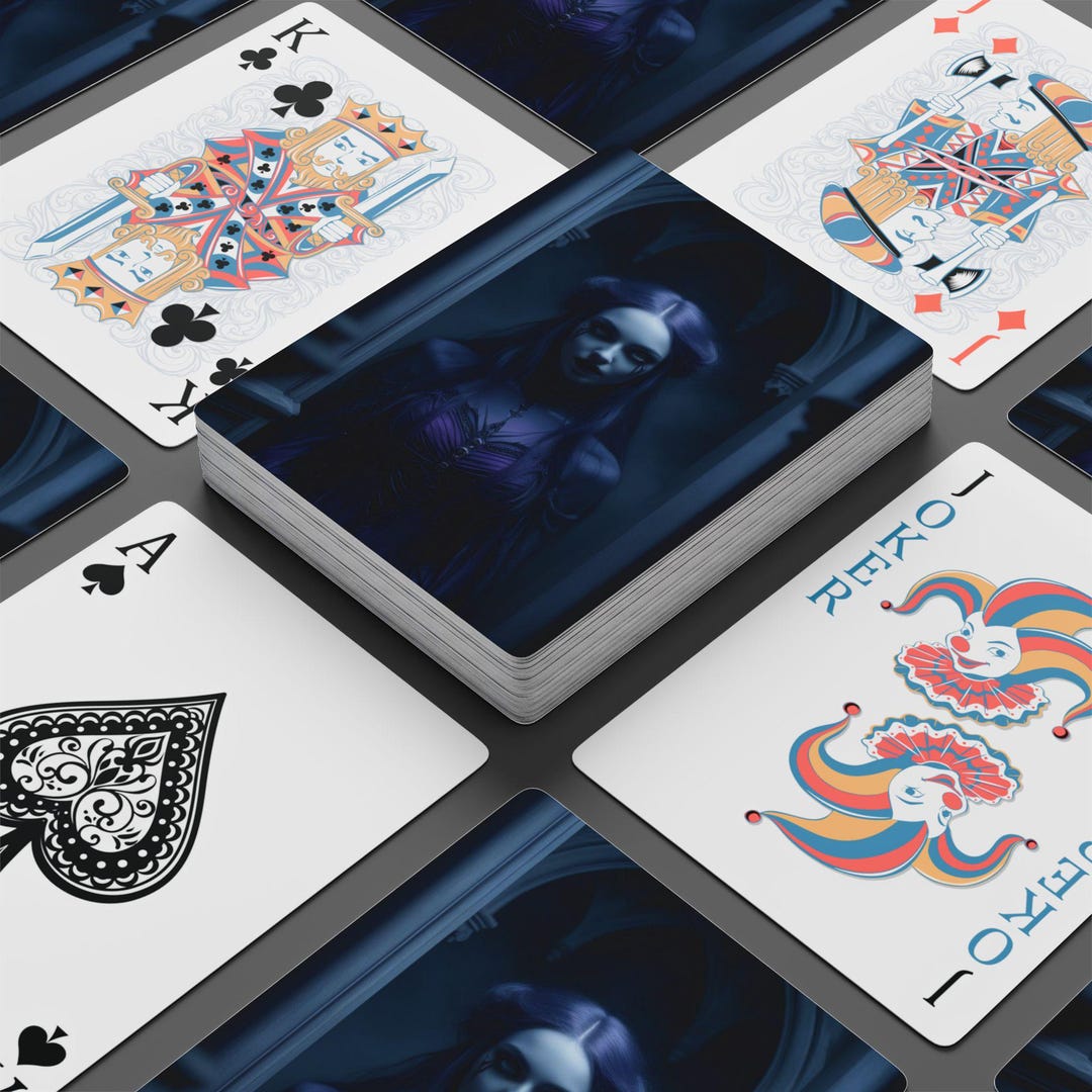 Elegant Gothic Playing Cards Set, Vintage Style Card Deck, Perfect for ...