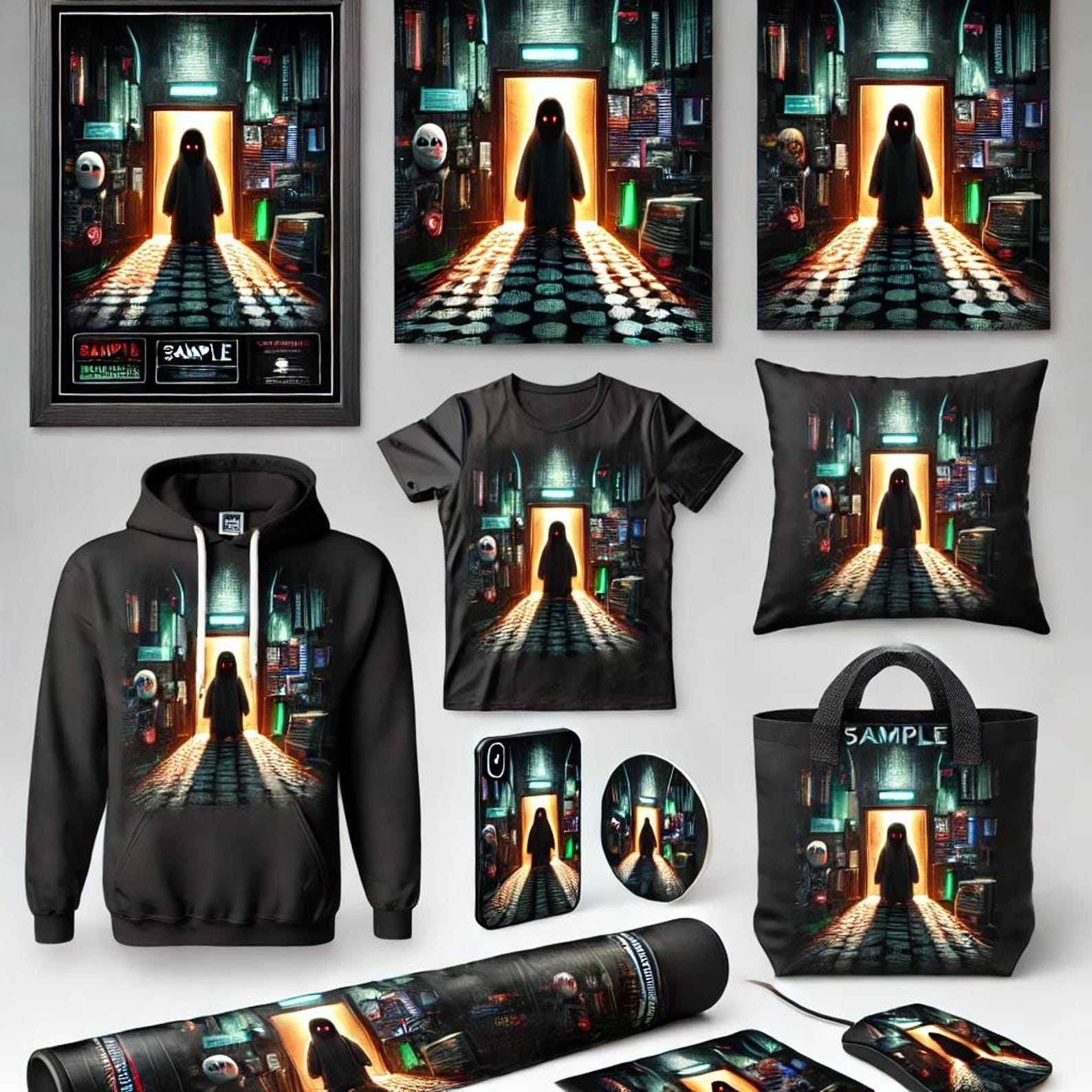Roblox Horror Print Roblox Scary Shirts Horror Gaming T-shirts Roblox ...
