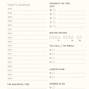 Daily Personal Planner - Etsy