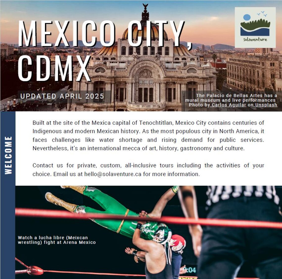 Mexico City, Mexico: Travel Guide & Interactive Map for Mexico City ...