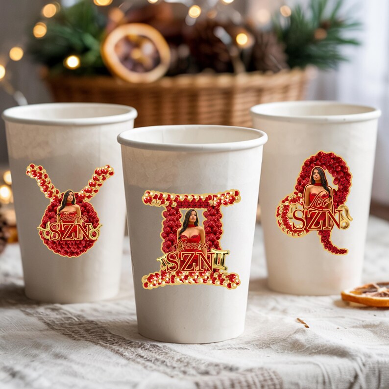 Styrofoam Cup Sticker Template, Editable Party Cup Template ...