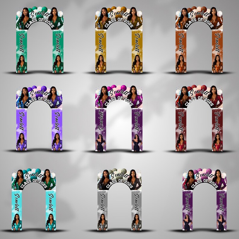 Prom Send off Arch Decor, Prom Arch Template, Prom Photo Backdrop, Prom ...