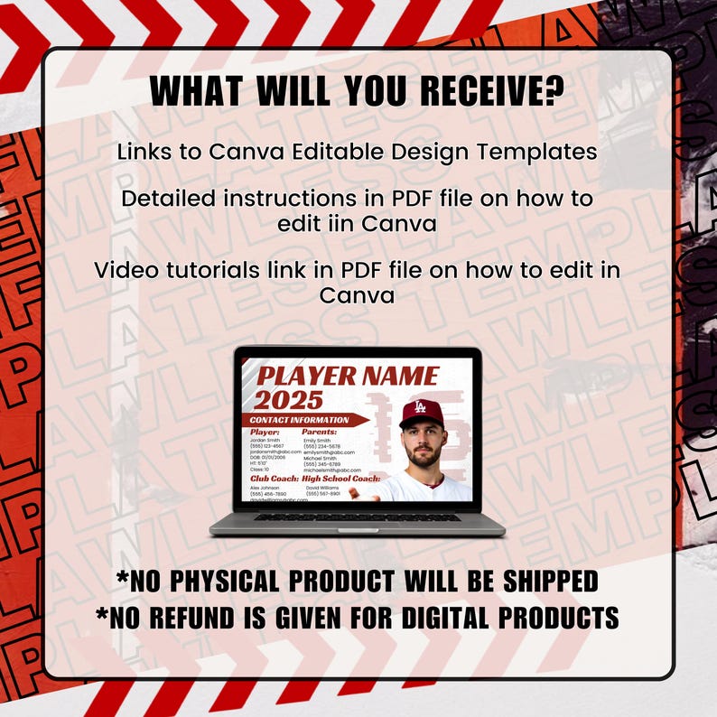 Sports Profile Sheet Template, Athlete Profile Sheet Resume, College ...