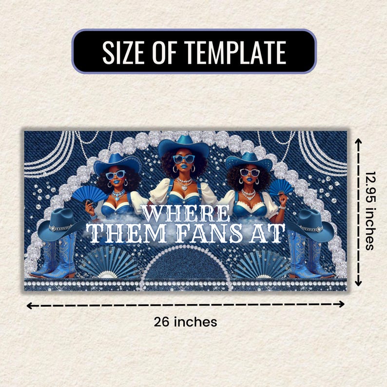 Clack Fantemplate, Where Them Fans at Clack Fan,denim Sublimation Fan ...