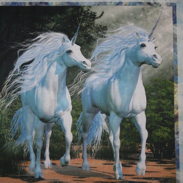 Unicorn Fabric Panel - Etsy
