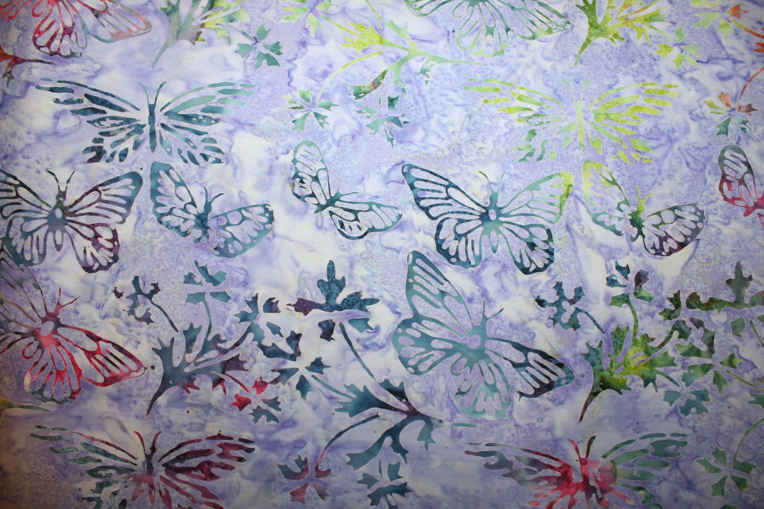 Timeless Treasures TONGA Batik BUTTERFLY Batik with Flowers | Etsy