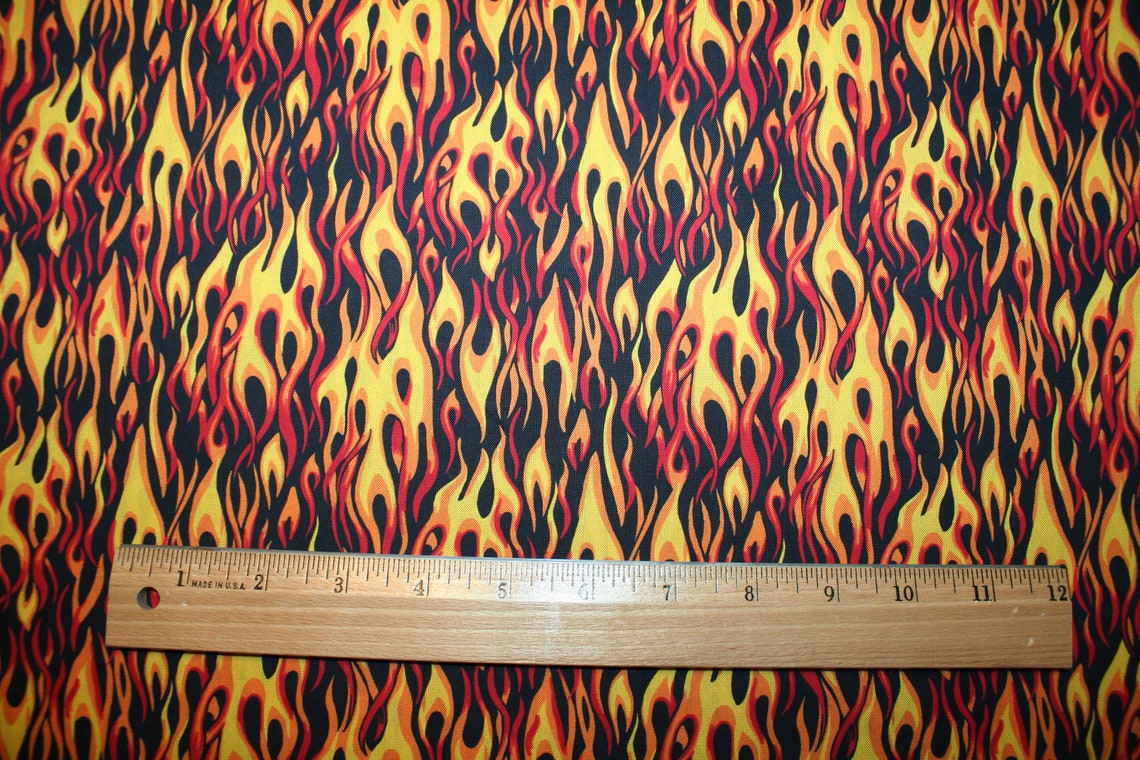 FABULOUS FIRE FABRIC by Windham Fabrics Brilliant Fire - Etsy UK